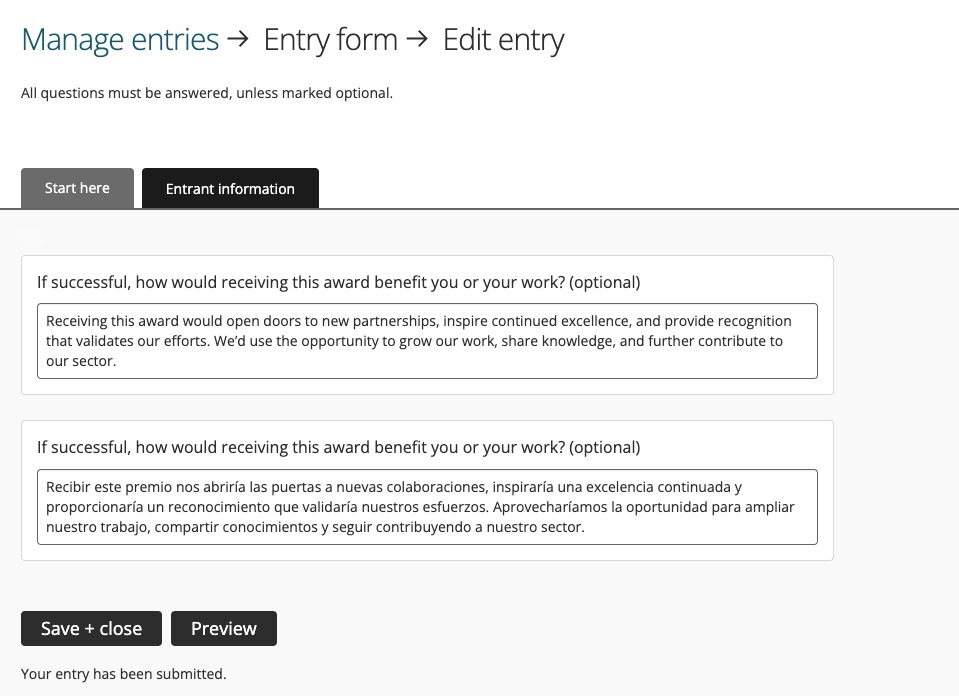 Integrate with Google Translate – Award Force Help Centre