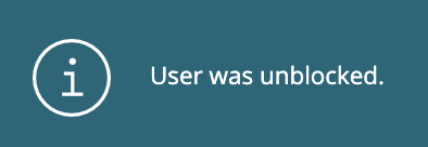 Block and unblock users – Award Force Help Centre