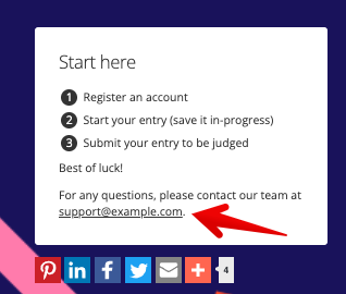 Ultimate guide for entrants – Award Force Help Centre