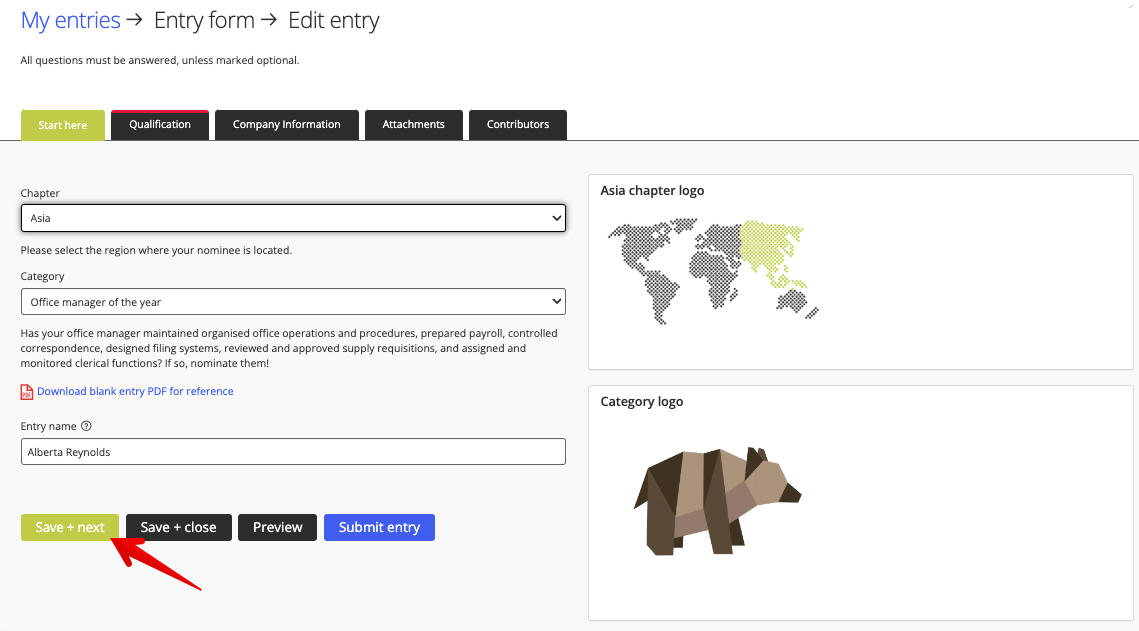 Theme configuration guide – Award Force Help Centre