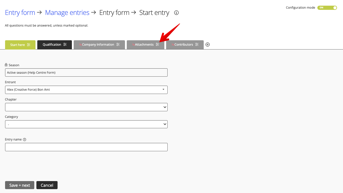 Form editor – Award Force Help Centre