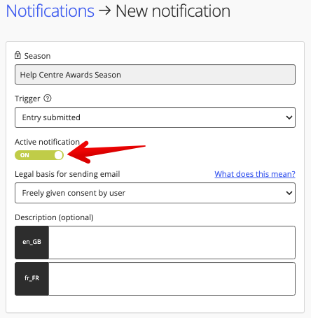 Ultimate guide to notifications – Award Force Help Centre